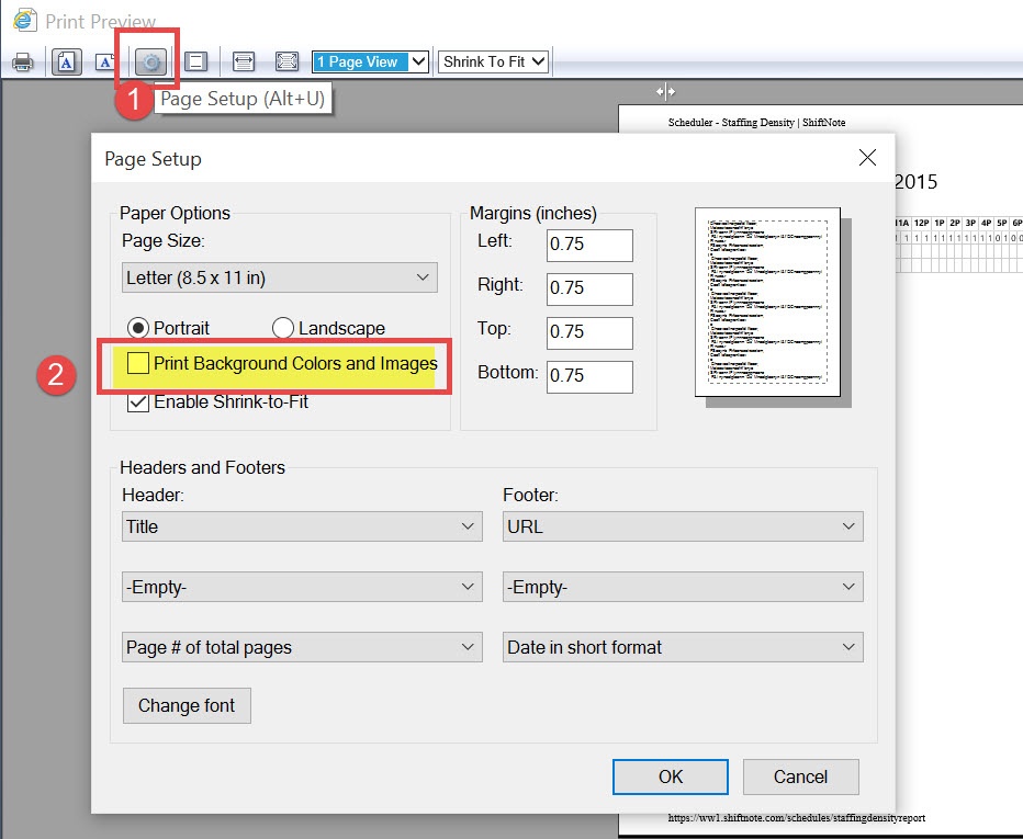 How to print background colors and images settings How to print background colors and images settings